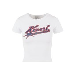 Karl Kani T-Shirt 'Varsity Star Tiny' Damen Gr&ouml;&szlig;e XL navy / rot / wei&szlig;