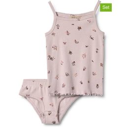 Wheat 2tlg. W&auml;sche-Set "Havanna" in Rosa - 39% | Gr&ouml;&szlig;e 128 | Kinder-waesche