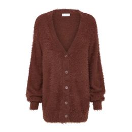 LeGer by Lena Gercke Strickjacke 'Celestine' Damen Gr&ouml;&szlig;e XS kastanienbraun