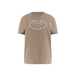 Guess T-Shirt 'ROSALBA' Damen Gr&ouml;&szlig;e L taupe / greige