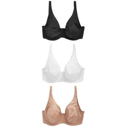 next BH Damen Gr&ouml;&szlig;e 75 camel / schwarz / wei&szlig;