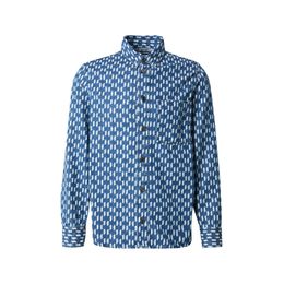 K by KARL LAGERFELD Karl Lagerfeld Hemd Herren Gr&ouml;&szlig;e S blue denim / wei&szlig;