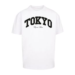 MT Upscale T-Shirt 'Tokyo College' Herren Gr&ouml;&szlig;e XS schwarz / wei&szlig;