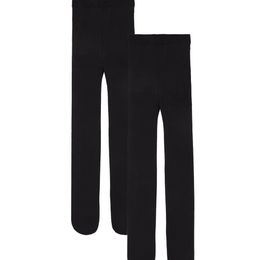 WE Fashion Strumpfhose M&auml;dchen Gr&ouml;&szlig;e 110/116 schwarz