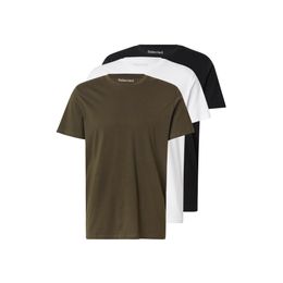 Selected T-Shirt 'SLHDAN' Herren Gr&ouml;&szlig;e XL khaki / schwarz / wei&szlig;