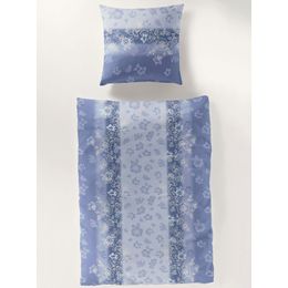 Bierbaum unisex Bettw&auml;sche blau, Gr&ouml;&szlig;e 80x80/155x200 cm