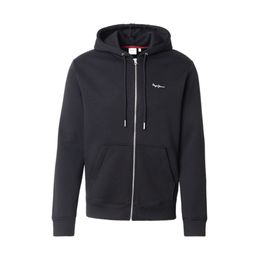 Pepe Jeans Sweatjacke 'Griffin' Herren Gr&ouml;&szlig;e XL schwarz / wei&szlig;