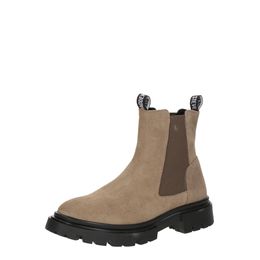 Steve Madden Chelsea Boots 'Raquel' Damen Gr&ouml;&szlig;e 38 beige / dunkelbeige / schwarz / wei&szlig; Winterschuhe