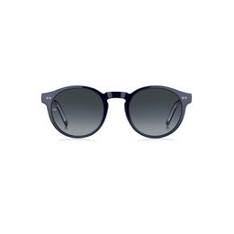 Tommy Hilfiger Sonnenbrille Herren Gr&ouml;&szlig;e 50 blau / marine / wei&szlig;