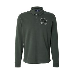 La Martina Poloshirt Herren Gr&ouml;&szlig;e M dunkelgr&uuml;n / schwarz / wei&szlig;