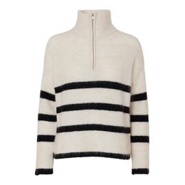 Selected Pullover 'Maline' Damen Gr&ouml;&szlig;e XS hellbeige / schwarz