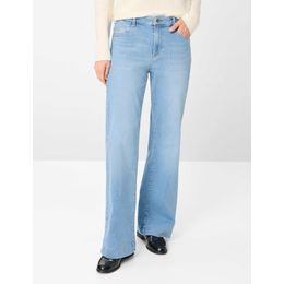 Brax Damen Five-Pocket-Hose Style MAINE USED LIGHT BLUE, denim hellblau, Gr. 38L