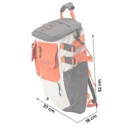 Napapijri Rucksack 'H-TUSCO' Herren Gr&ouml;&szlig;e One Size beige / anthrazit / orange / schwarz