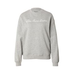 Pepe Jeans Sweatshirt Damen Gr&ouml;&szlig;e XL graumeliert / wei&szlig;