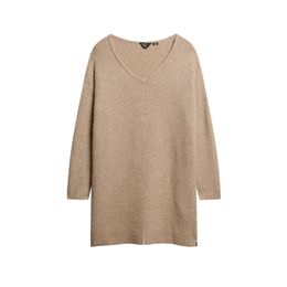 Superdry & Co Strickkleid Damen Gr&ouml;&szlig;e L hellbeige