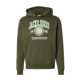 Jack & Jones Jack & Jones Sweatshirt 'JJMAKO' Herren Gr&ouml;&szlig;e M mint / tanne / wei&szlig;