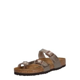 Birkenstock Zehentrenner 'Mayari' Damen Gr&ouml;&szlig;e 39 gold / taupe