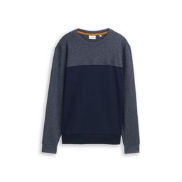 Tom Tailor Sweatshirt Herren Gr&ouml;&szlig;e XXL dunkelblau / blaumeliert