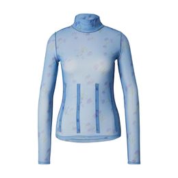Hugo Shirt 'Delisabeta' Damen Gr&ouml;&szlig;e S hellblau / kiwi / lila