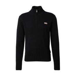Napapijri Pullover 'DIDIER' Herren Gr&ouml;&szlig;e M ecru / navy / rot / schwarz