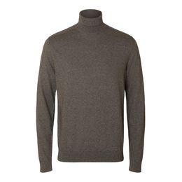 Selected Pullover 'SLHKRIS' Herren Gr&ouml;&szlig;e S dunkelbraun