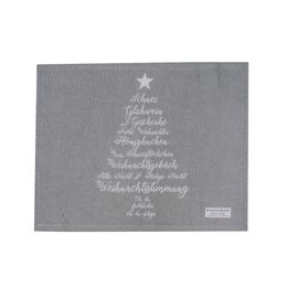 Krasilnikoff Platzmatte, Tischset Christmas Words skandinavische Deko Online Shop