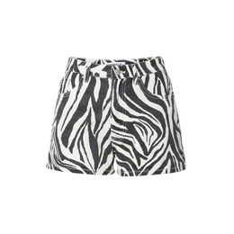 EDITED Shorts 'Jen' Damen Gr&ouml;&szlig;e 32/34 beige / schwarz