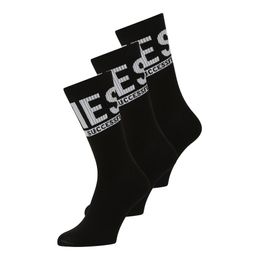 Diesel Socken 'SKM-Ray' Herren Gr&ouml;&szlig;e 42/43.5 hellgrau / schwarz