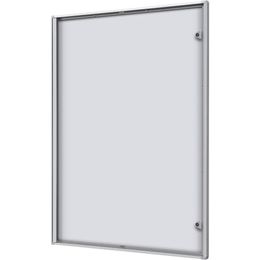 eurokraft basic Schaukasten f&uuml;r innen, Metallr&uuml;ckwand, 9 DIN A4-Bl&auml;tter, HxB 963 x 711 mm, ab 5 Stk