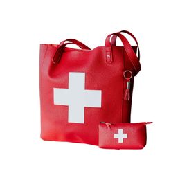 Hunter SWISS Set Shoppertasche & Federmappe | rot Default Title