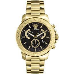 Versace Analog Watch 'New Chrono' male Gold size One Size