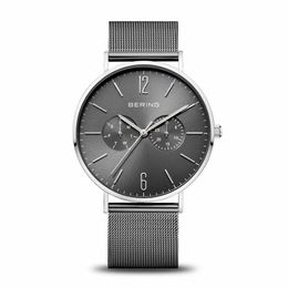Bering Analog Watch female Grey size One Size