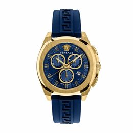 Versace Analog Watch 'CHRONO GEO' male Blue size One Size