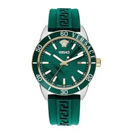 Versace Analog Watch 'Greca Urban' male Green size One Size