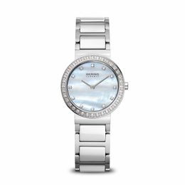Bering Analog Watch female Silver size One Size