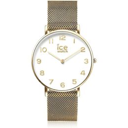 Ice Watch Analog Watch 'Ice City Milanese' female Gold size One Size