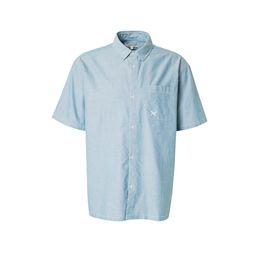 Iriedaily Button Up Shirt 'Samuel Easy' male Blue size XXL