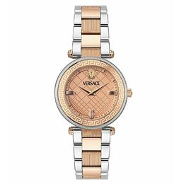 Versace Analoguhr 'Reve' Damen Gr&ouml;&szlig;e One Size rosegold / silber
