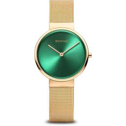Bering Analog Watch female Gold size One Size