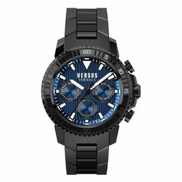 Versace Uhr 'Aberdeen' Herren Gr&ouml;&szlig;e One Size dunkelblau / schwarz / wei&szlig;