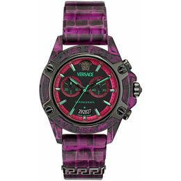 Versace Analog Watch 'Icon Active ' male Purple size One Size