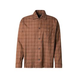 Jack & Jones Jack & Jones Button Up Shirt 'JPRBLAMADISON' male Brown size XXL