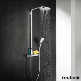 Hansgrohe Raindance Select E Aufputz-Duschsystem mit Thermostat, 27127000,