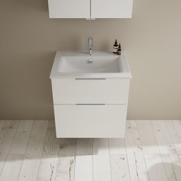 Burgbad Eqio Schrank mit Slim Keramik-Waschtisch, 2 Ausz&uuml;ge, SHBT062F2009C0001G0146,