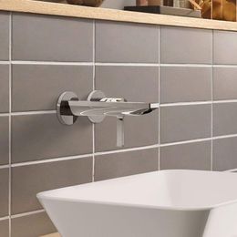 Hansgrohe LivaFine Waschtischarmatur, Wandmontage, 72500000,