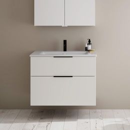 Burgbad Eqio Schrank mit Slim Keramik-Waschtisch, 2 Ausz&uuml;ge, SHBT082F2009C0001G0200,