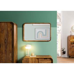 Wandspiegel Sheesham 60x5x90 hellbraun lackiert MAILAND #140