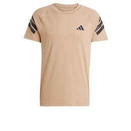 adidas Performance Performance Shirt 'Icon 3-Stripes' male Beige size L