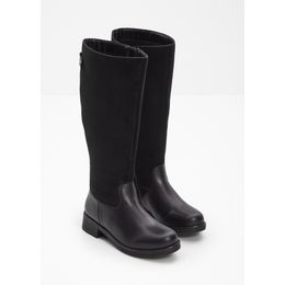 bonprix Weitschaftstiefel, schwarz