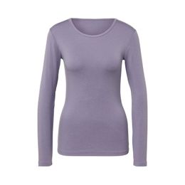 Tchibo - Langarmshirt mit RWS-zertifizierter Wolle - Damen - Gr. S - lila